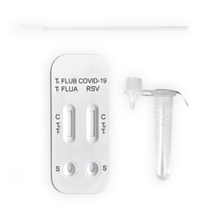 Combo test fluorecare 9w1 grypa A+B / hMPV / SARS-COV / RSV / ADV / RhV ...